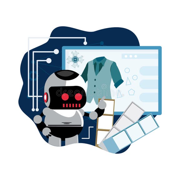 Futuristic Robots Utilize Artificial Intelligence Technology To Create ...