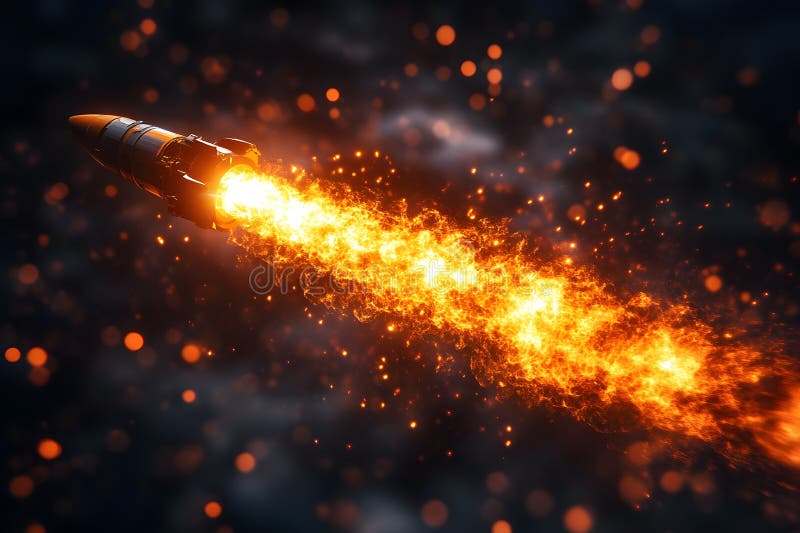 Dynamic Space Travel Concept with Rocket Propelling through Fiery ...