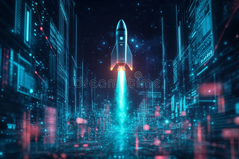 Futuristic Rocket Launching through Digital Cityscape: a Technological ...