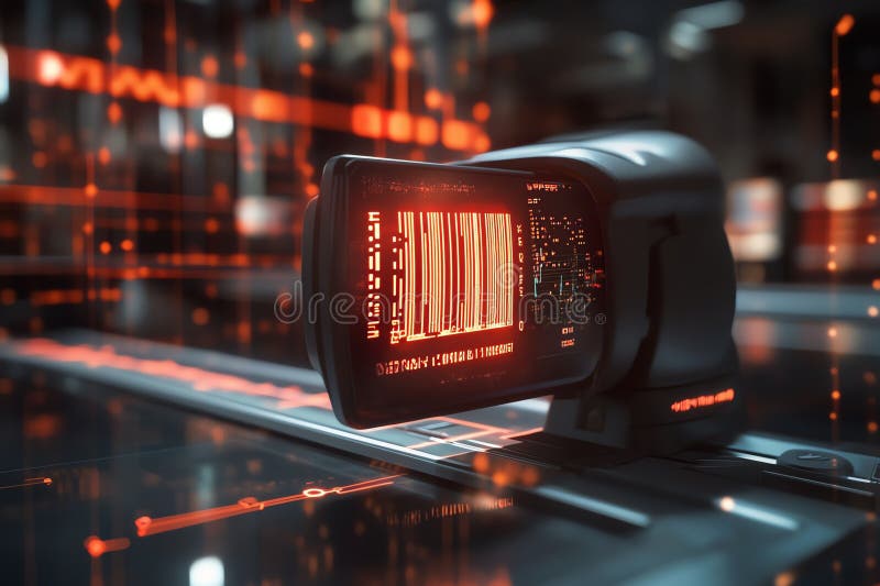 A Futuristic Scanner Capturing Barcodes with Vibrant Digital Data in ...