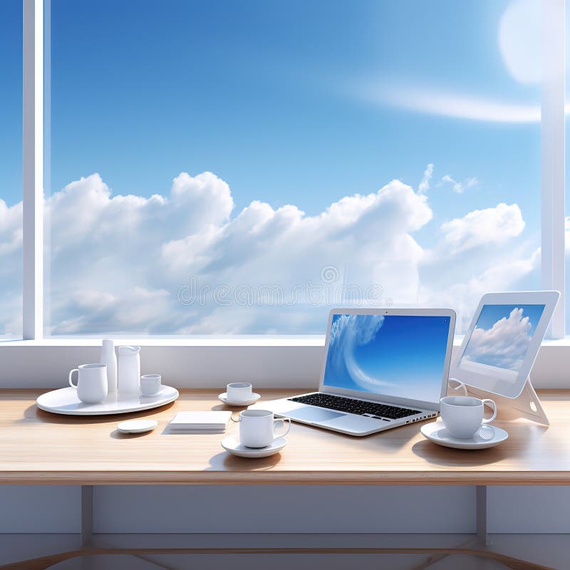 A Futuristic Scenery White Transparent Technology Sense Wooden Floor ... A Futuristic Scenery White Transparent Technology Sense Wooden Floor ...