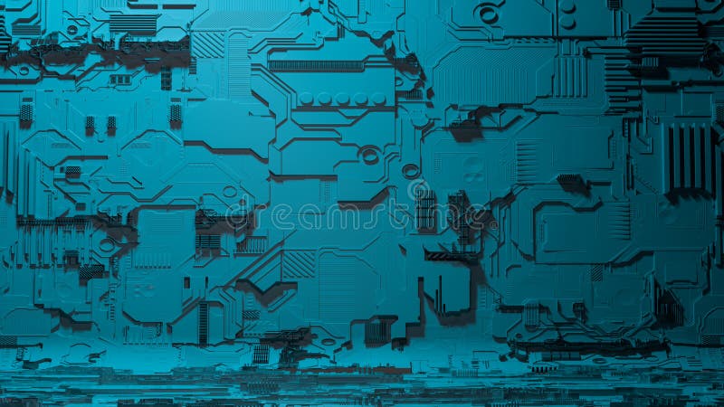 Futuristic Sci Fi Abstract Texture Background with Detailed Geometric ...