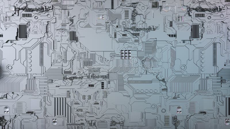 Futuristic Sci Fi Abstract Texture Background with Detailed Geometric ...