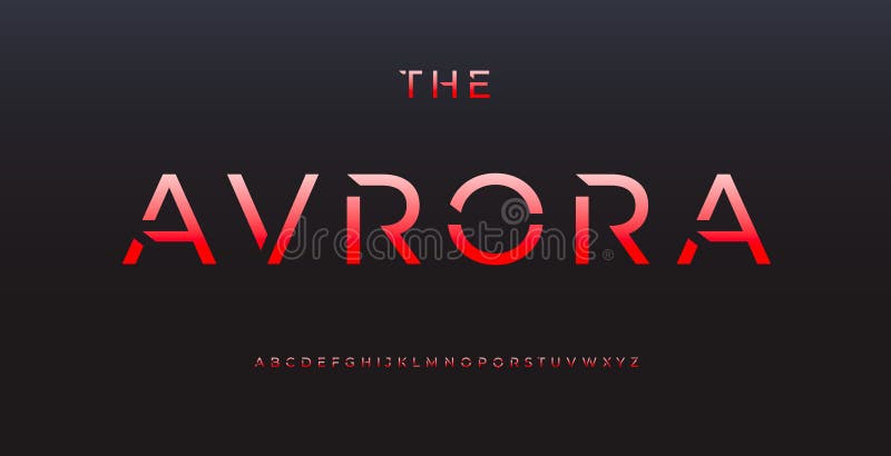 Futuristic Sci-fi Font, Angular Geometric Letters, Modern Digital ...