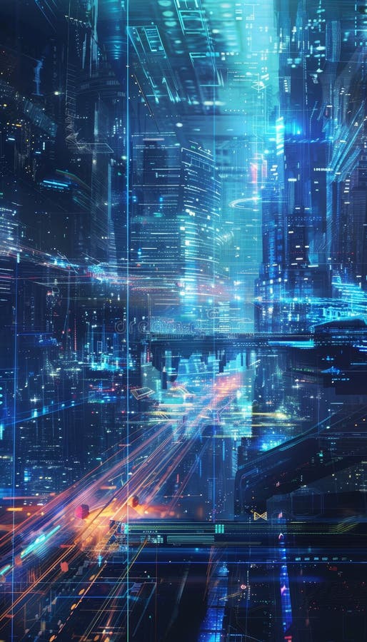 Futuristic Sci Fi Hud Screen Design Featuring Multi Zone Layout with ...