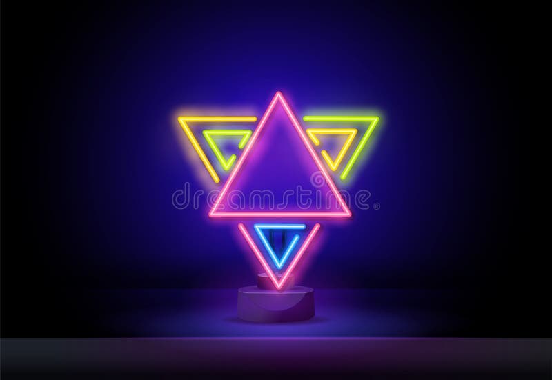 Futuristic Sci Fi Modern Neon Element. Glowing Arrows Frame for Banner ... Futuristic Sci Fi Modern Neon Element. Glowing Arrows Frame for Banner ...