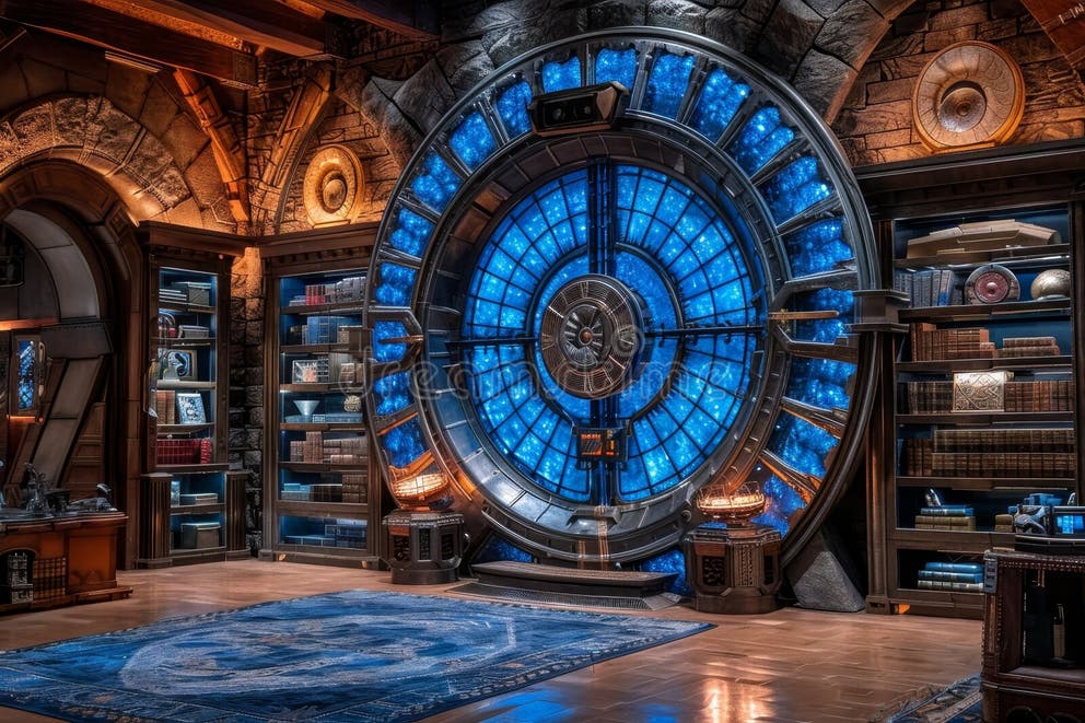 Futuristic Sci Fi Office Interior Design Featuring Sleek Lines and ...