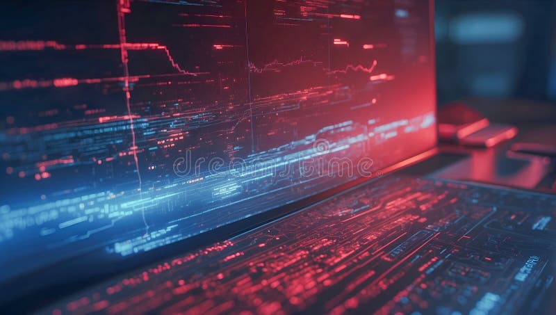 Futuristic Sci-fi Quantum Supercomputer. Suitable for Technology ...