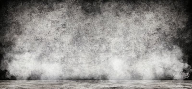 A Futuristic Sci-fi Setting Features a Dark Night Scene with a Smoke ...