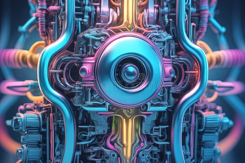 Futuristic Sci - Fi Futuristic Technology Concept with Abstract ...