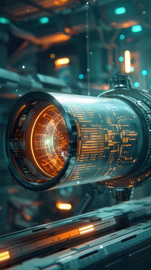 Futuristic Sci Fi Technology Vision a Glimpse into Advanced Mechanics ...