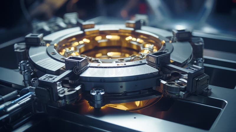 A Futuristic, Sci-fi Themed Machine with Intricate Details and Metallic ...