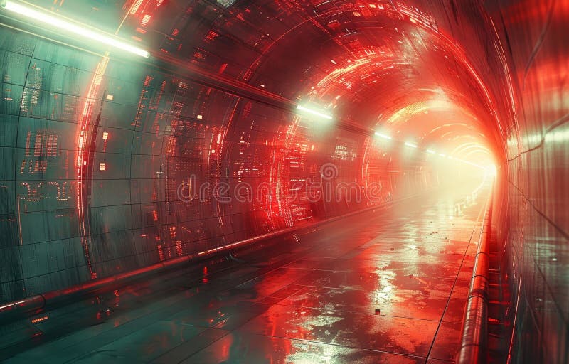 Scifi Tunnel Environment Stock Illustrations – 3,618 Scifi Tunnel ...