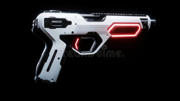 Futuristic Sci-fi Weapon Design Stock Illustration - Illustration of ...