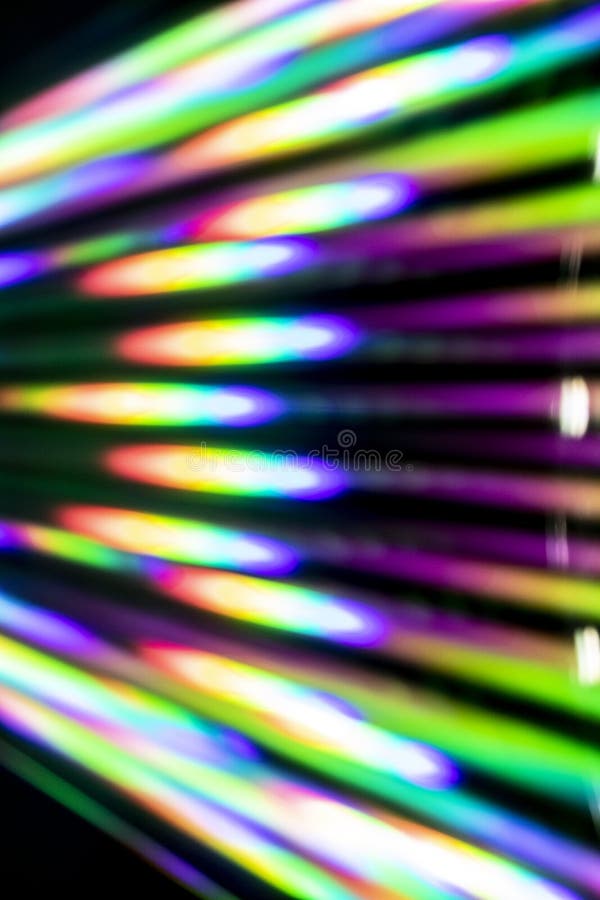 Futuristic Science Fiction Rainbow Holographic Background Compact Disc ...