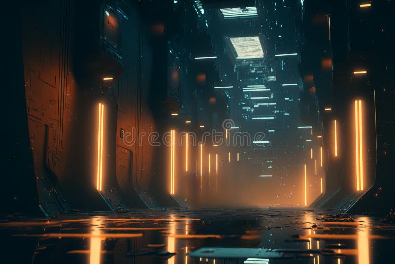 Scifi Painting Ship Interior Stock Illustrations – 43 Scifi Painting ...