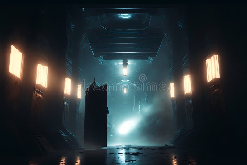 Space Scene with Planets and Stars. Generative AI Stock Illustration ...