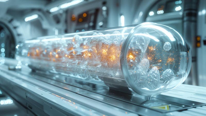 Futuristic Science Lab Equipment in Space - Generative Ai Stock ...