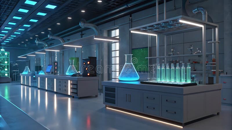 Futuristic Science Lab Image: Download High-Resolution Stock Photo of a ...