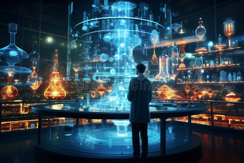 Futuristic Science and Technology Stock Photo - Image of innovation ...