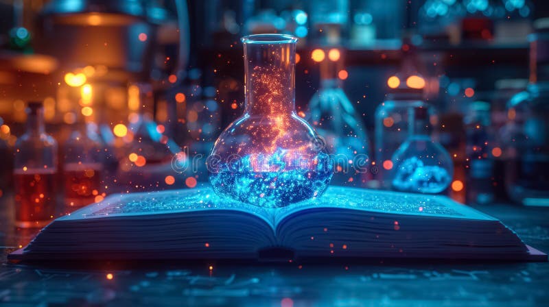 Futuristic Scientific Laboratory. Surreal Mystical Fantasy Artwork ...