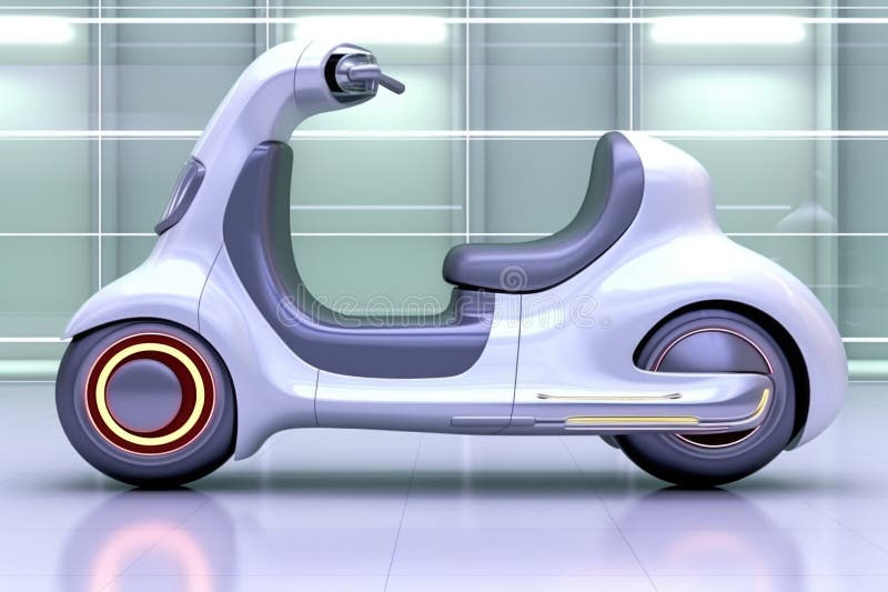 Futuristic Scooter Stock Illustrations – 2,510 Futuristic Scooter Stock ...