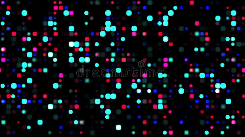 Futuristic Screen with Animated Digital ELEMENTS Stock Video - Video of ...