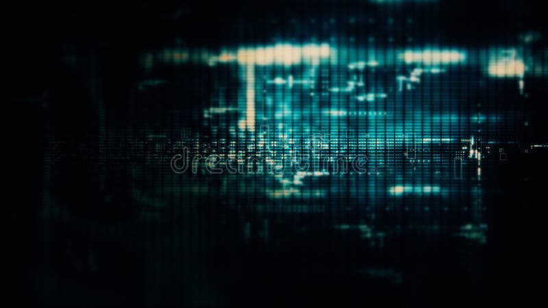 Futuristic Screen Display Data Matrix Simulation Background Stock Photo - Image of graphical ...