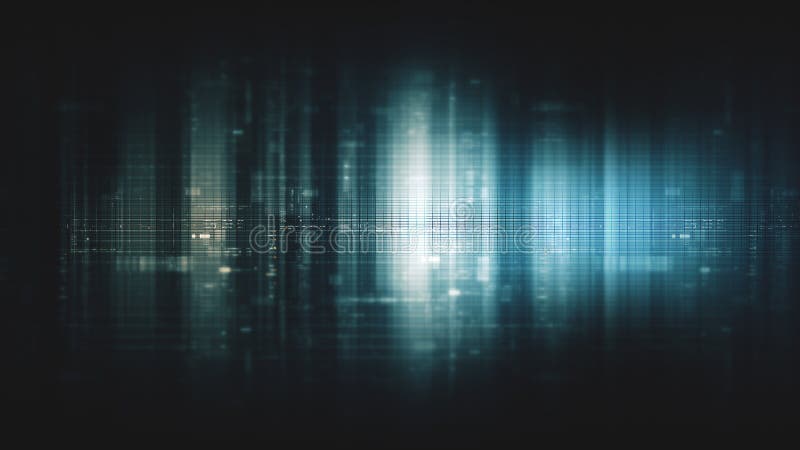 Futuristic Screen Display Data Matrix Simulation Background Stock Photo - Image of cryptographic ...