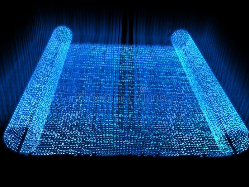 Ancient paper scroll stock illustration. Illustration of brown - 11515357