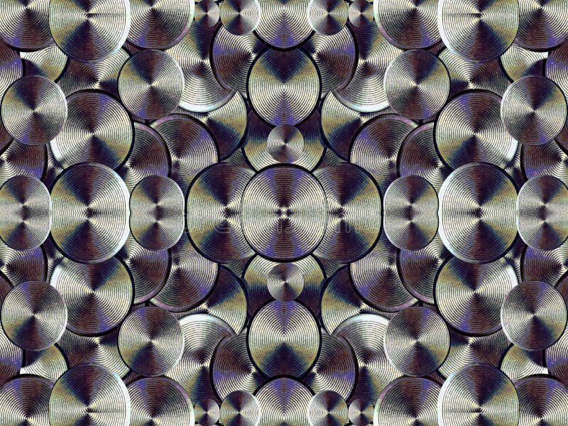 Futuristic Seamless Abstract Pattern Stock Illustration - Illustration ...