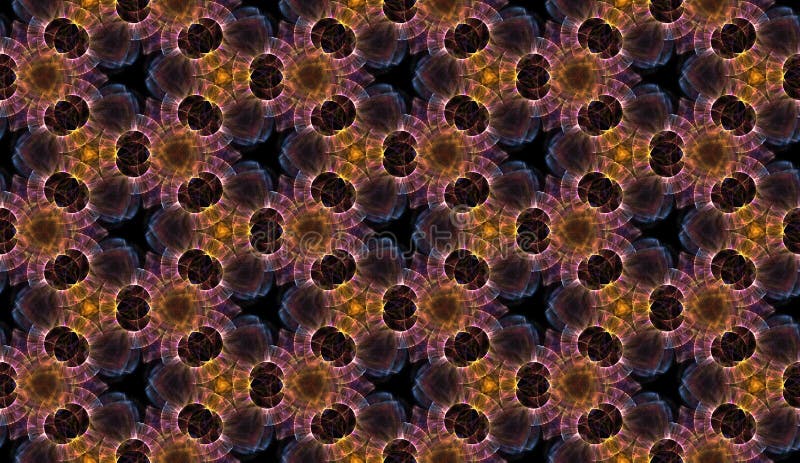 Futuristic Seamless Background. UFO Style. Abstract Design of Repeating ...