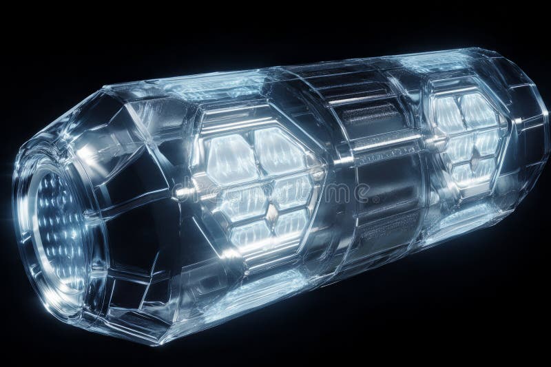 A Futuristic Security Shield Concept Where Hexagonal Cells Form a ...