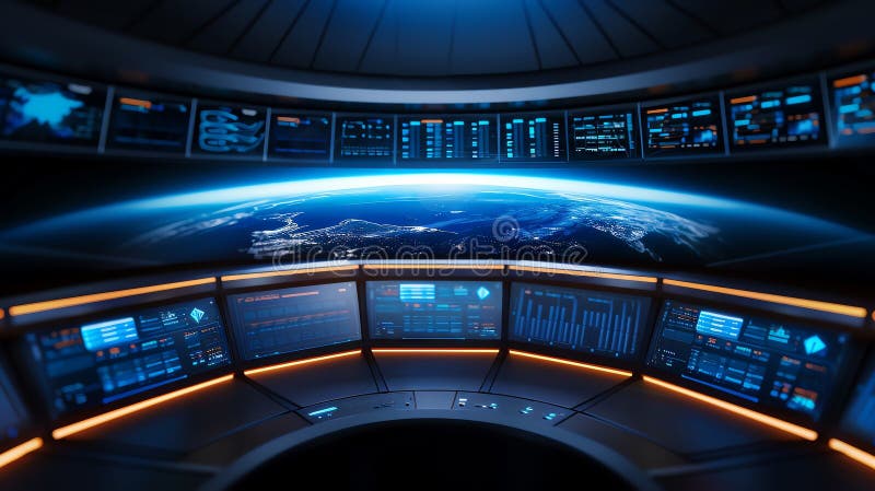 A Futuristic SEO Command Center with Holographic Displays and Advanced ...