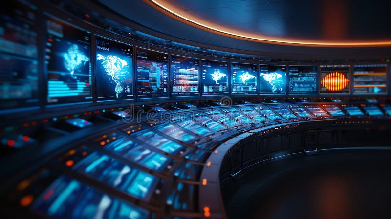 A Futuristic SEO Command Center with Holographic Displays and Advanced ...