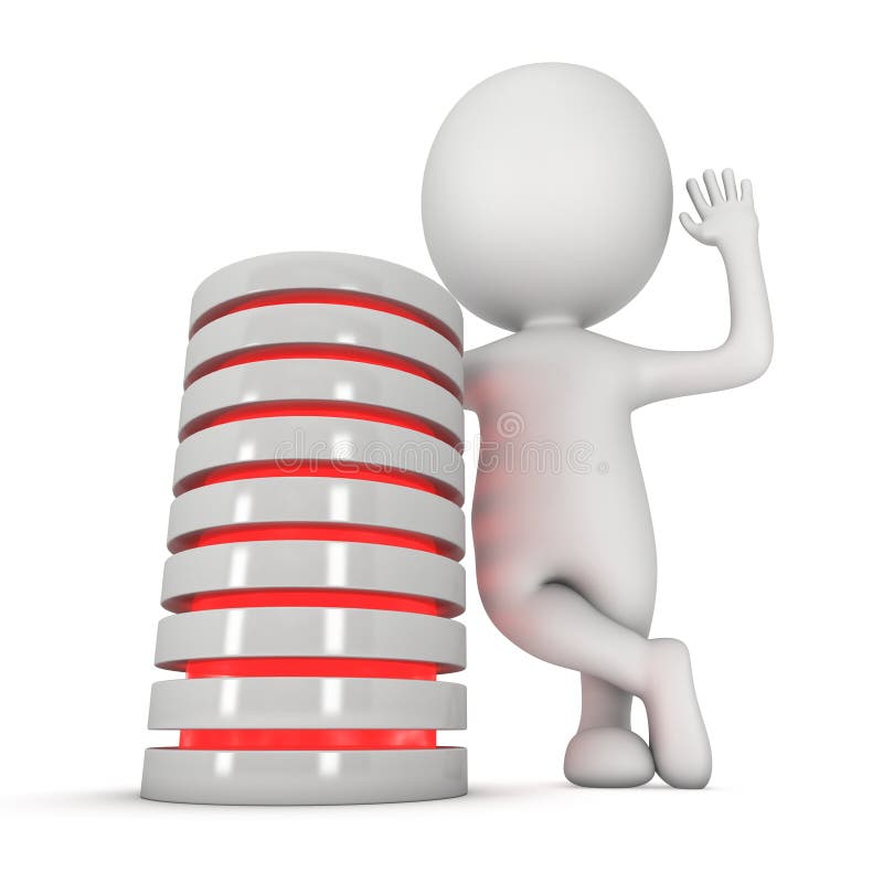 Futuristic Server Hard Disk Database Battery Cell Stock Illustrations ...