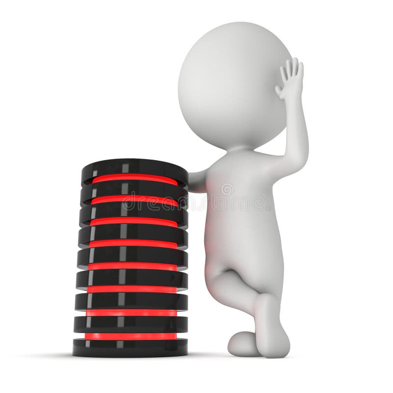 Futuristic Server Hard Disk Database Battery Cell Stock Illustrations ...