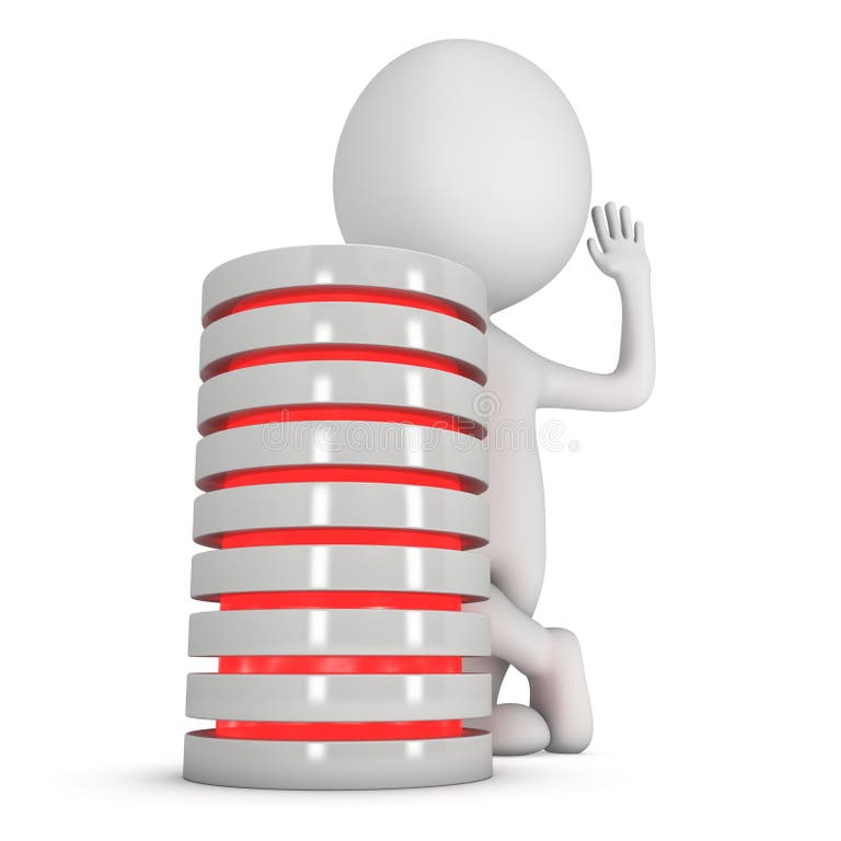 Futuristic Server Hard Disk Database Battery Cell Stock Illustrations ...