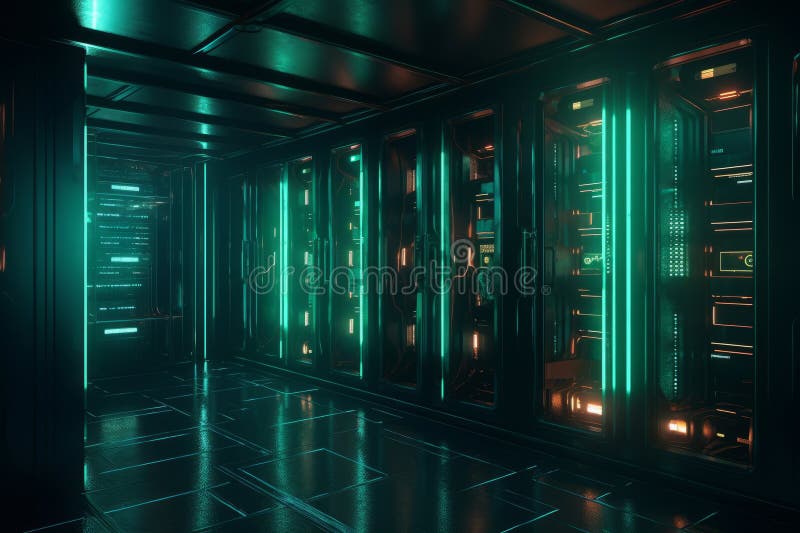 Exploring the Future: Futuristic High Tech Server Racks, Generative AI ... Exploring the Future: Futuristic High Tech Server Racks, Generative AI ...