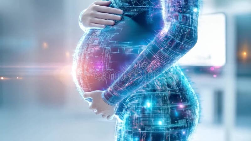 In a Futuristic Setting, a Robot Designed As a Surrogate Shows a ...