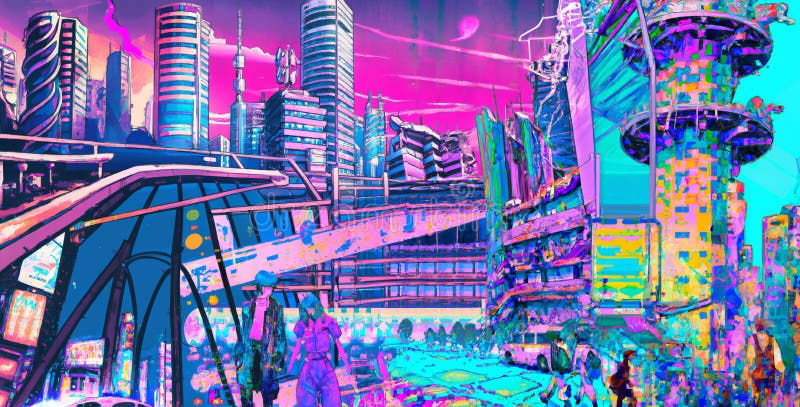 Futuristic Tokyo Stock Illustrations – 1,485 Futuristic Tokyo Stock ...
