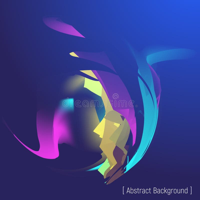 Futuristic Shape with Light Stock Vector - Illustration of design ...