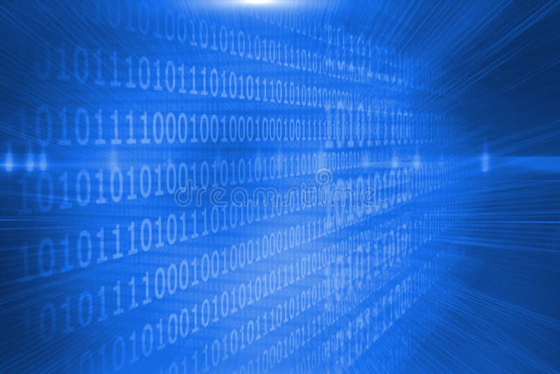 Shiny red binary code stock illustration. Illustration of digital ...