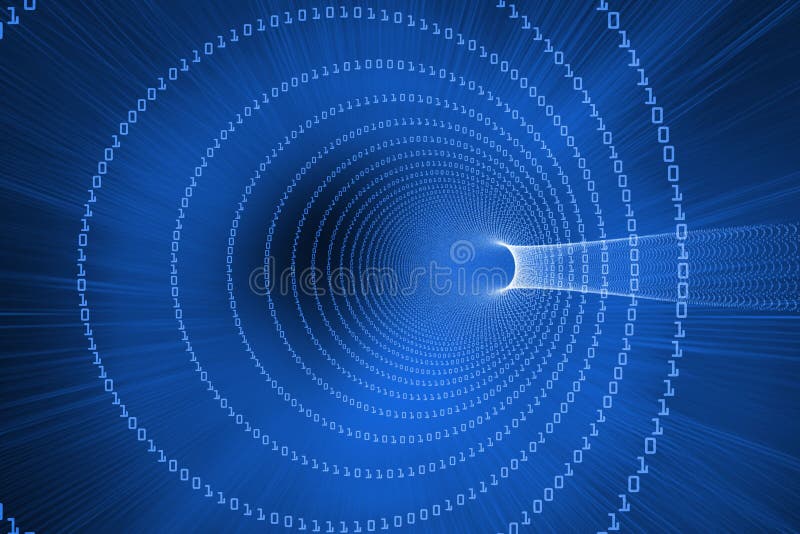 Futuristic Shiny Design with Code Stock Illustration - Illustration of ...