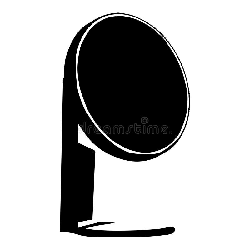 Smart Mirror with Icons Silhouette Stock Vector - Illustration of logo ...