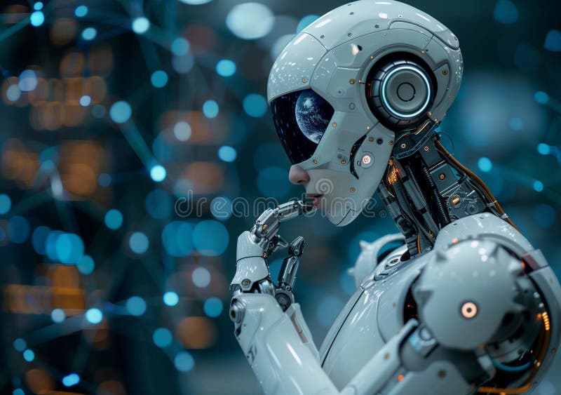 Robot Silver Background Stock Illustrations – 6,218 Robot Silver ...