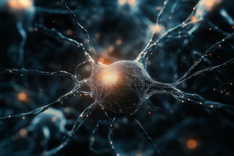 Futuristic yet Simple Neural Network Visualization with Subtle Glowing ...