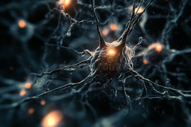 Futuristic yet Simple Neural Network Visualization with Subtle Glowing ...