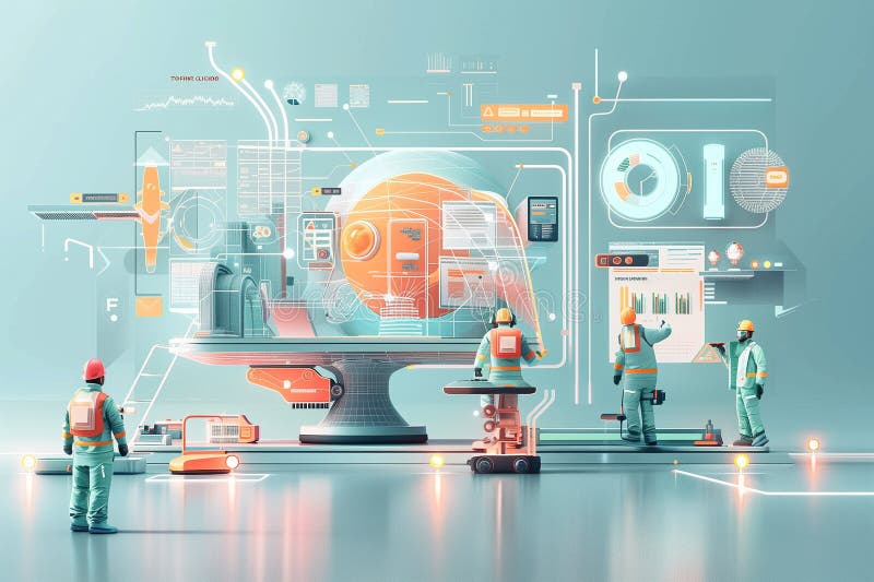 Futuristic Site Inspection by Business Team and Construction Manager ...