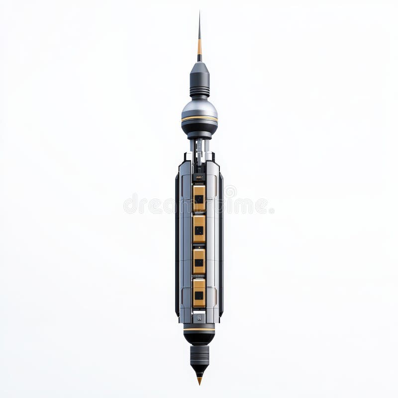 Futuristic and Sleek Design of a Space Rocket Showcasing Advanced ...